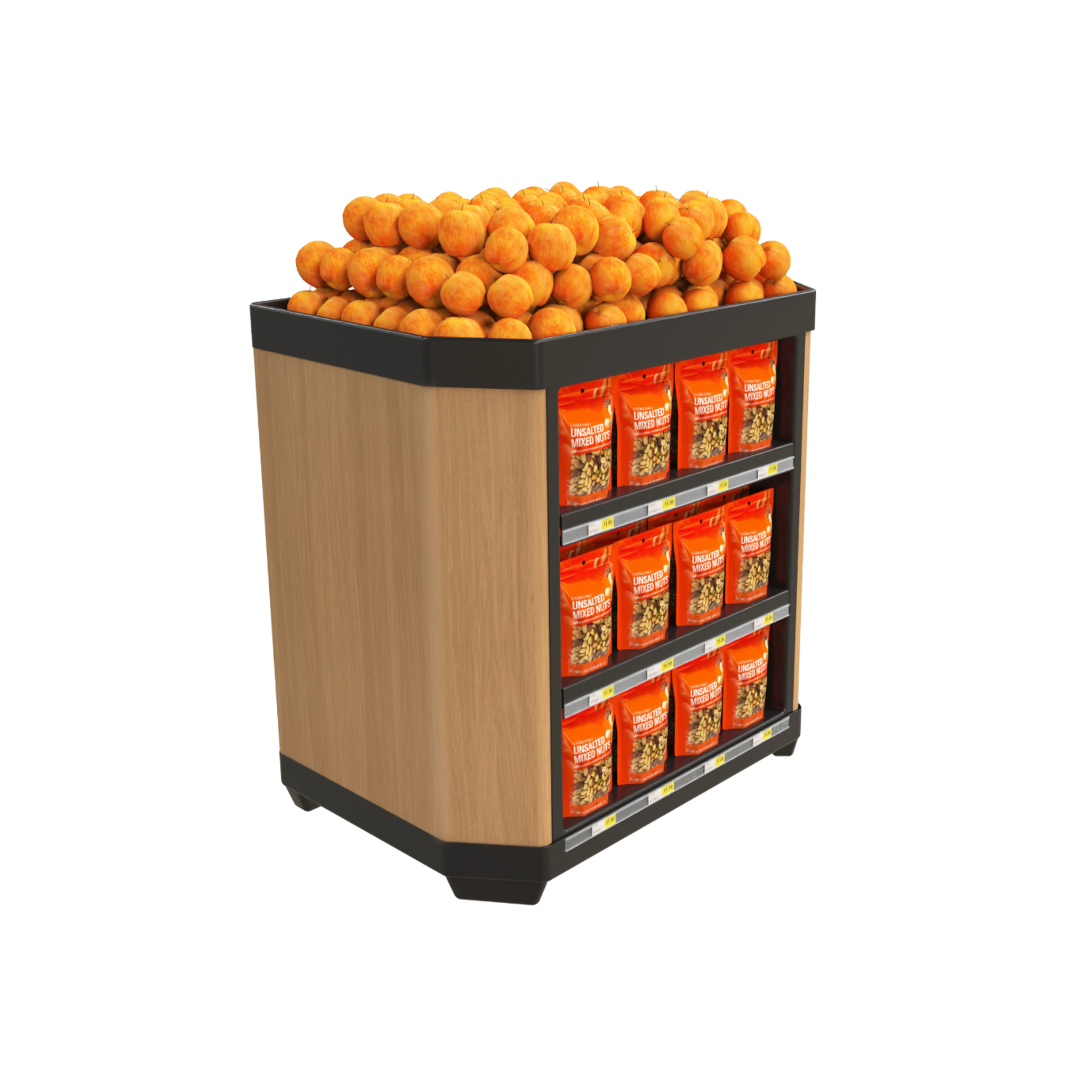 Cross Merchandising Half Bin – Tetraplast